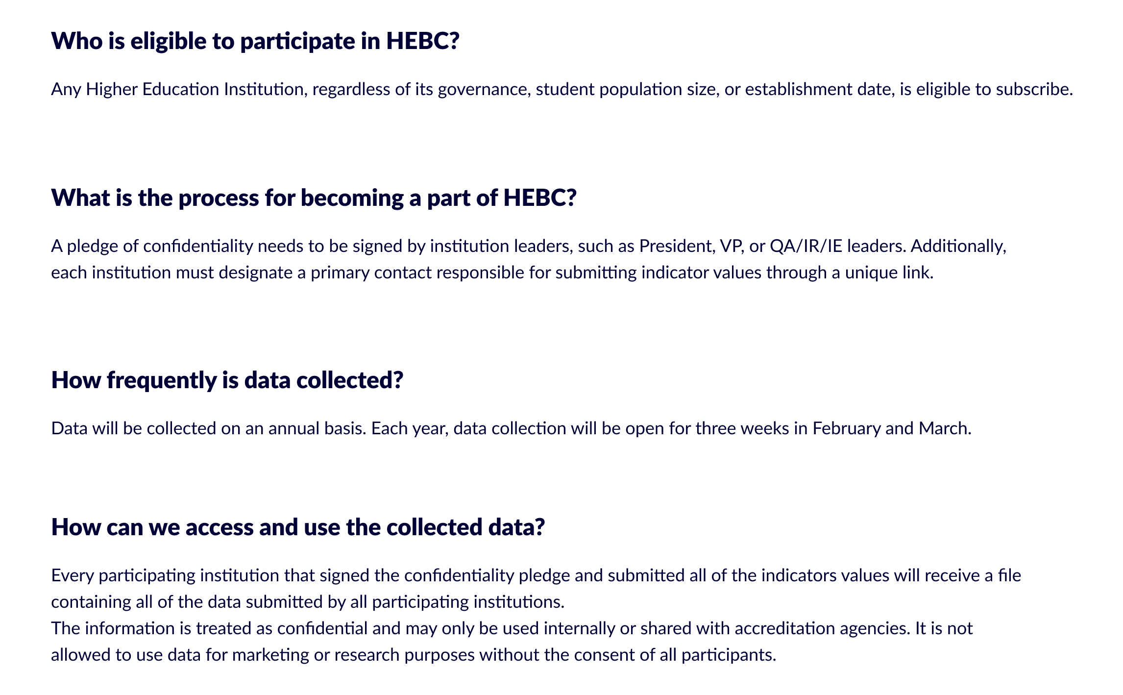 Higher Education Benchmarking Consortium - Powered by Explorance